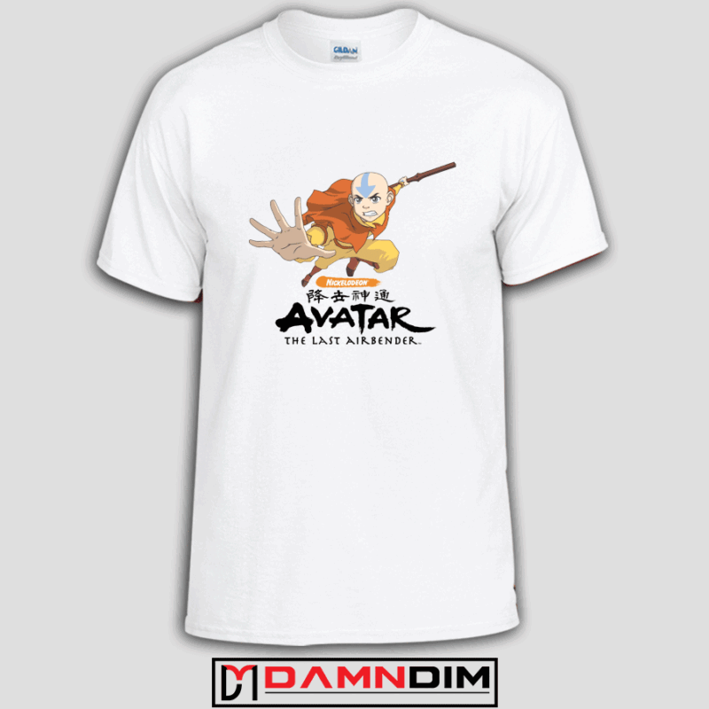 Avatar The Last Airbender Aang Custom Tshirts and Adult Unisex Tshirt ...