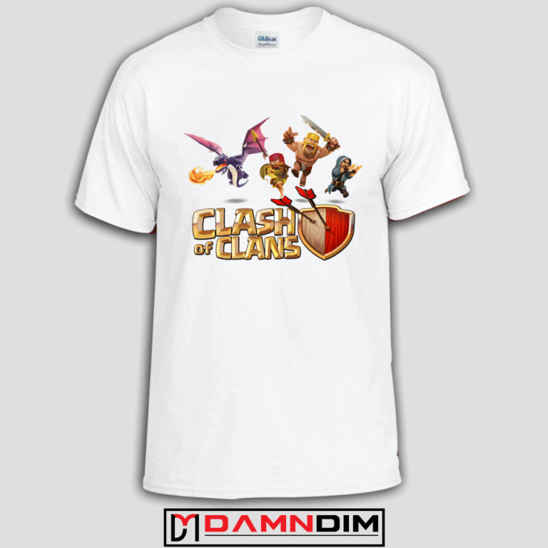 Clash Of Clans Characters Custom Tshirts and Adult Unisex Tshirt ...