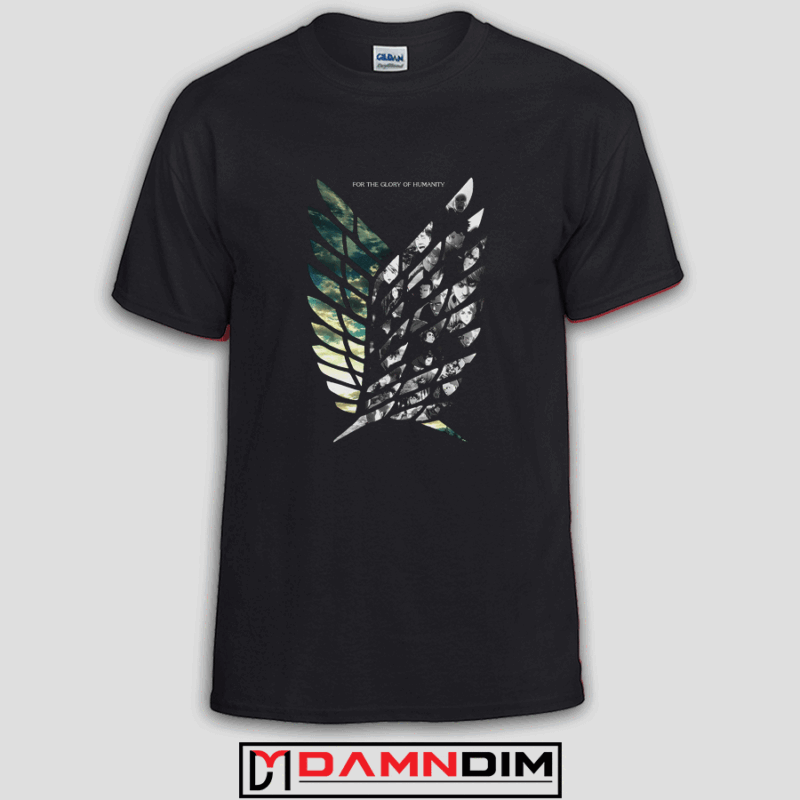 attack on titan Custom Tshirts and Adult Unisex Tshirt - damndim.com ...