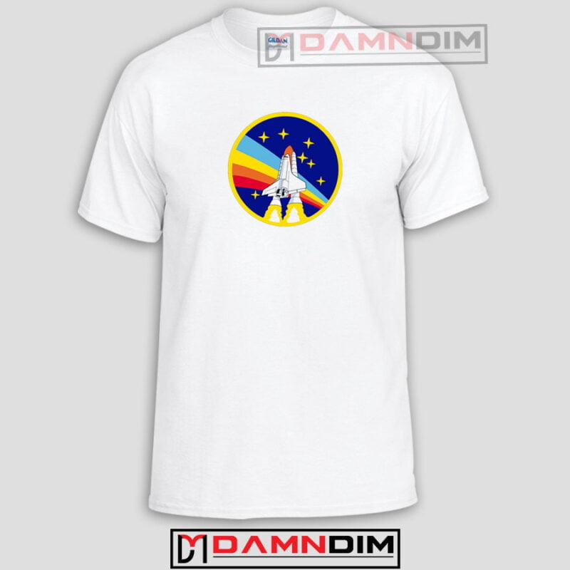 Nasa Rocket Logo Funny Graphic Tees, Funny Quotes Tee Shirts