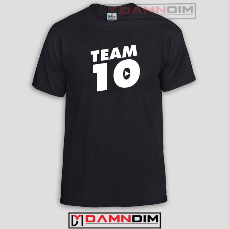 Jake Paul Team 10 Funny Graphic Tees, Funny Quotes Tee Shirts