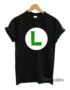 Luigi Symbol Funny Graphic Tees, Funny Quotes Tee Shirts