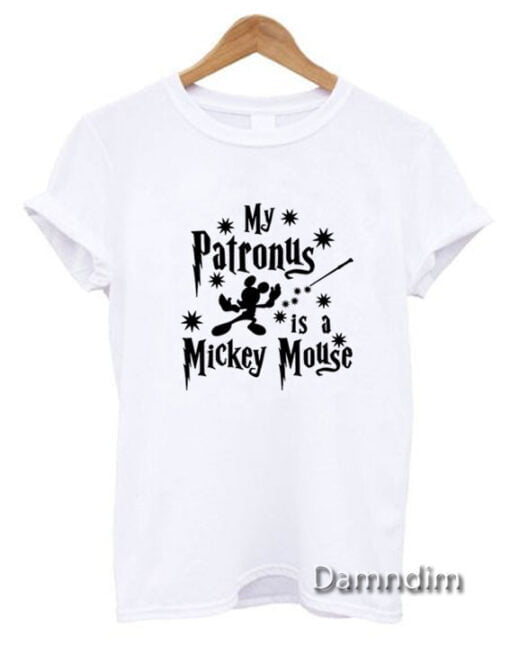My Patronus Is A Mickey Mouse Funny Graphic Tees, my patronus is mickey ...