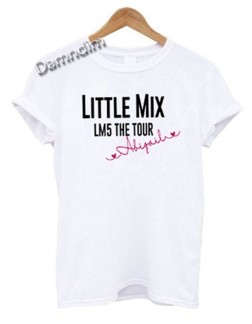 Personalised Little Mix 2019 LM5 tour T Shirt - damndim.com