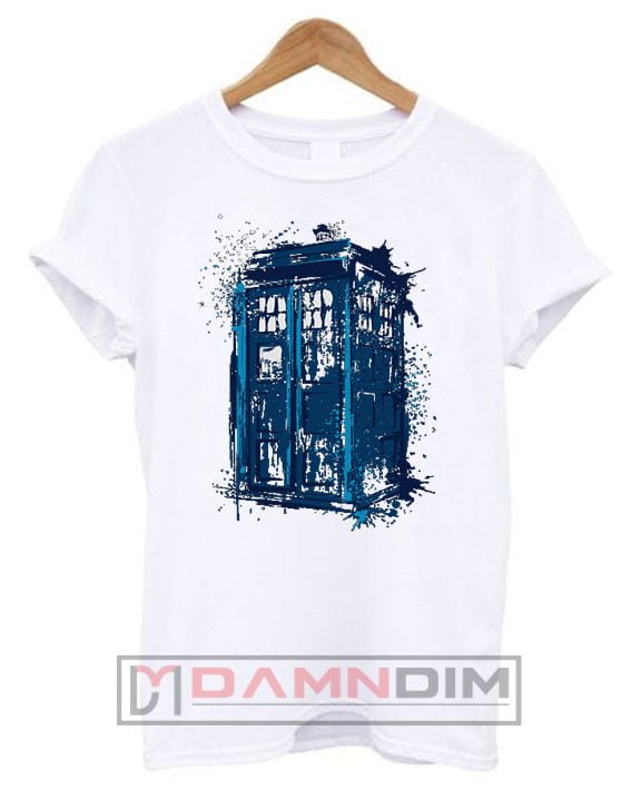 DR Who Tardis T Shirt - damndim.com