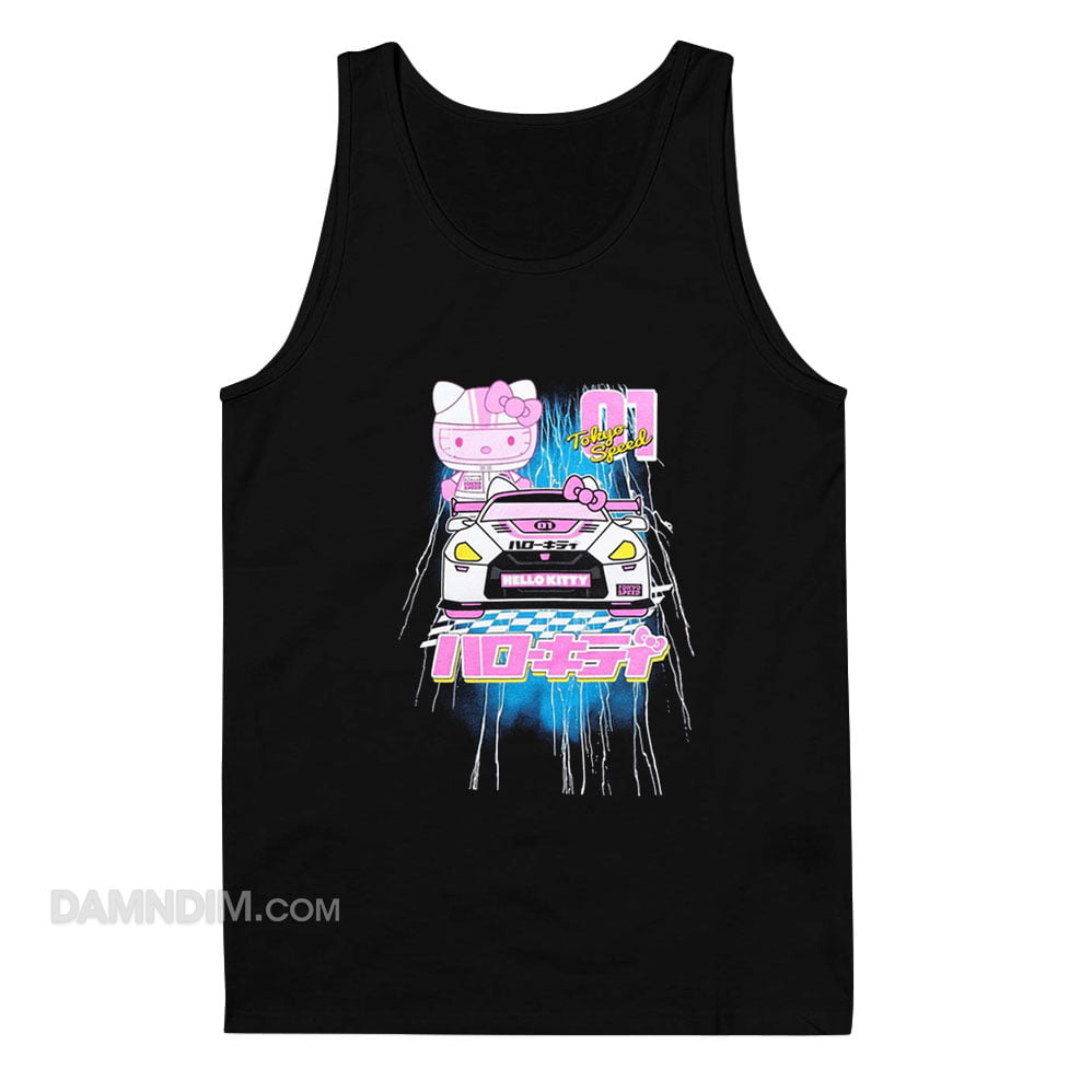 Hello Kitty Tokyo Speed Racing T-Shirt - Damndim.com