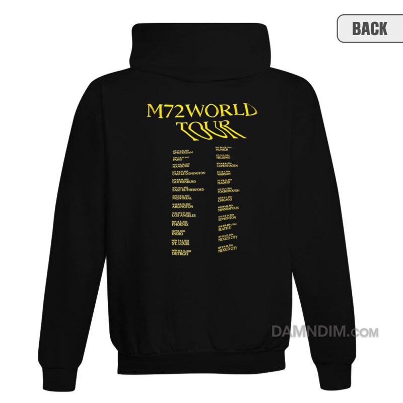 Metallica M72 World Tour Hoodie