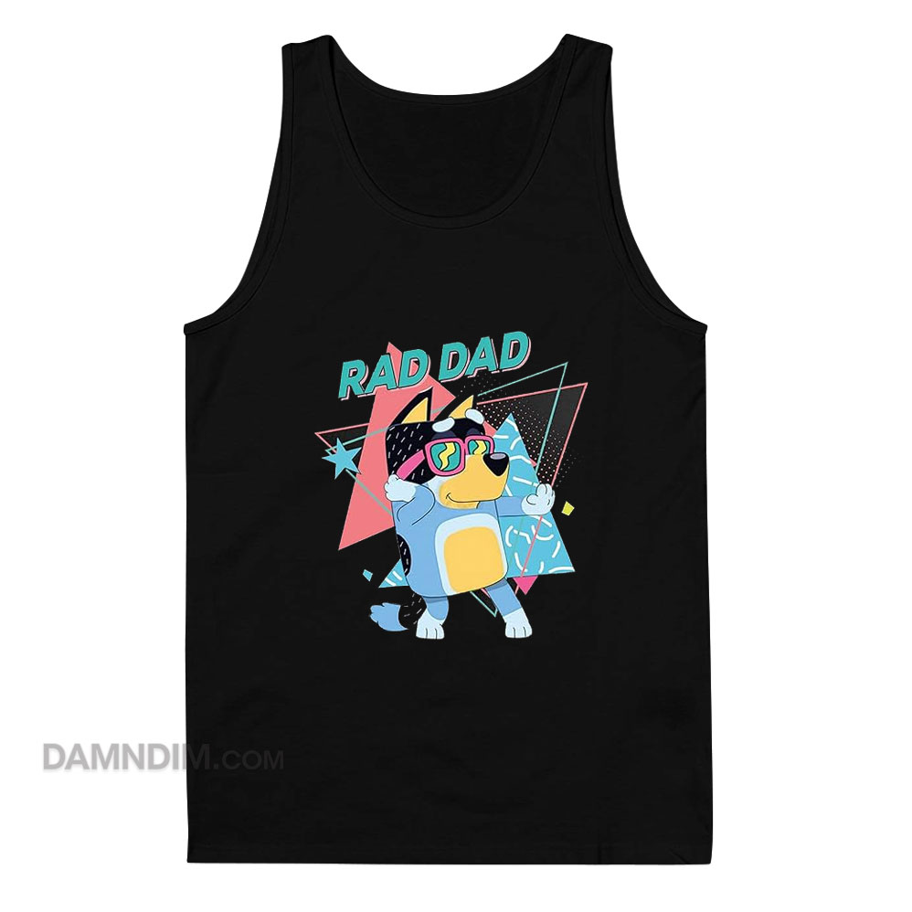 Bluey Rad Dad Tank Top