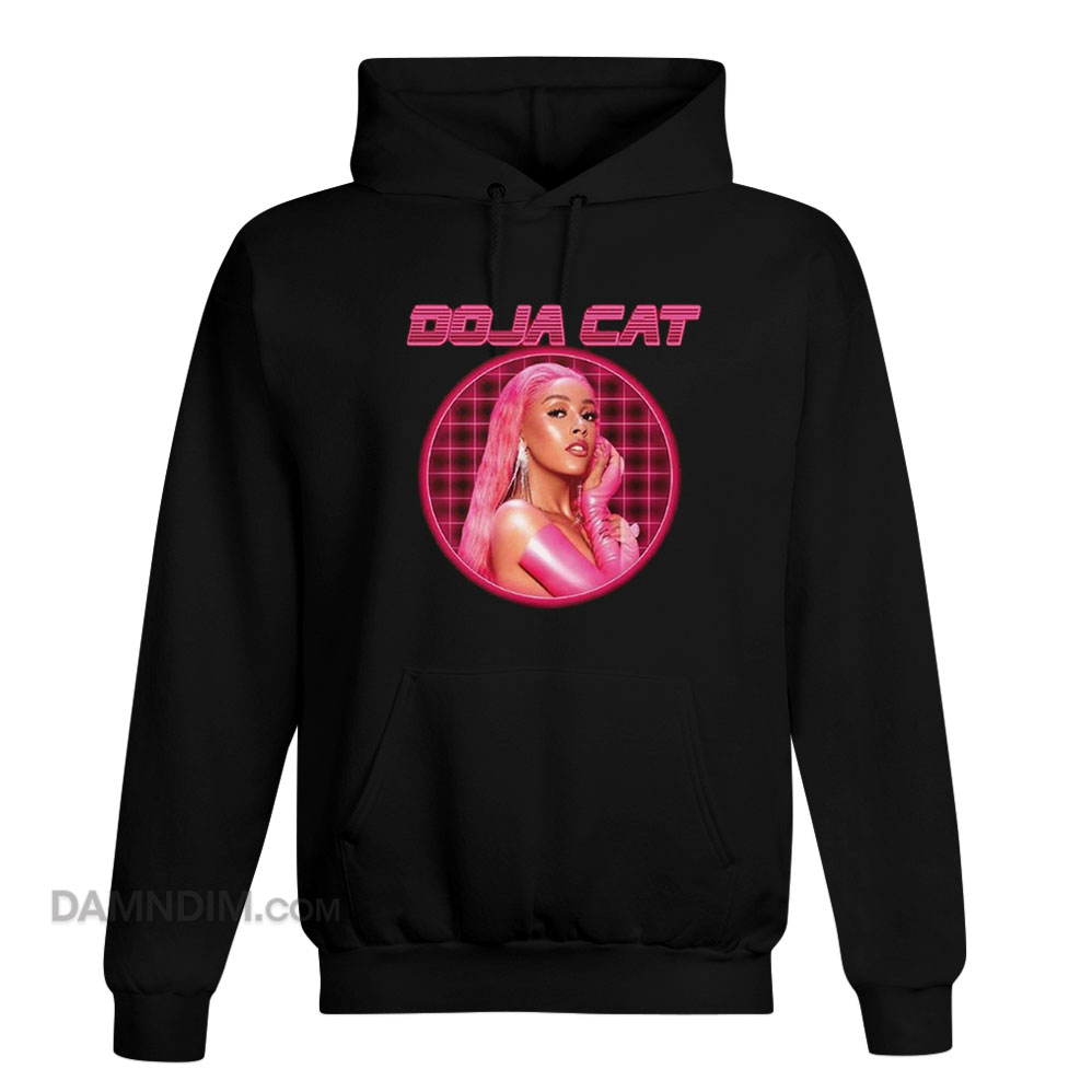 Doja Cat Laser Grid Portrait Hoodie