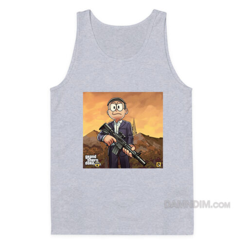 GTA Doraemon Nobita Tank Top