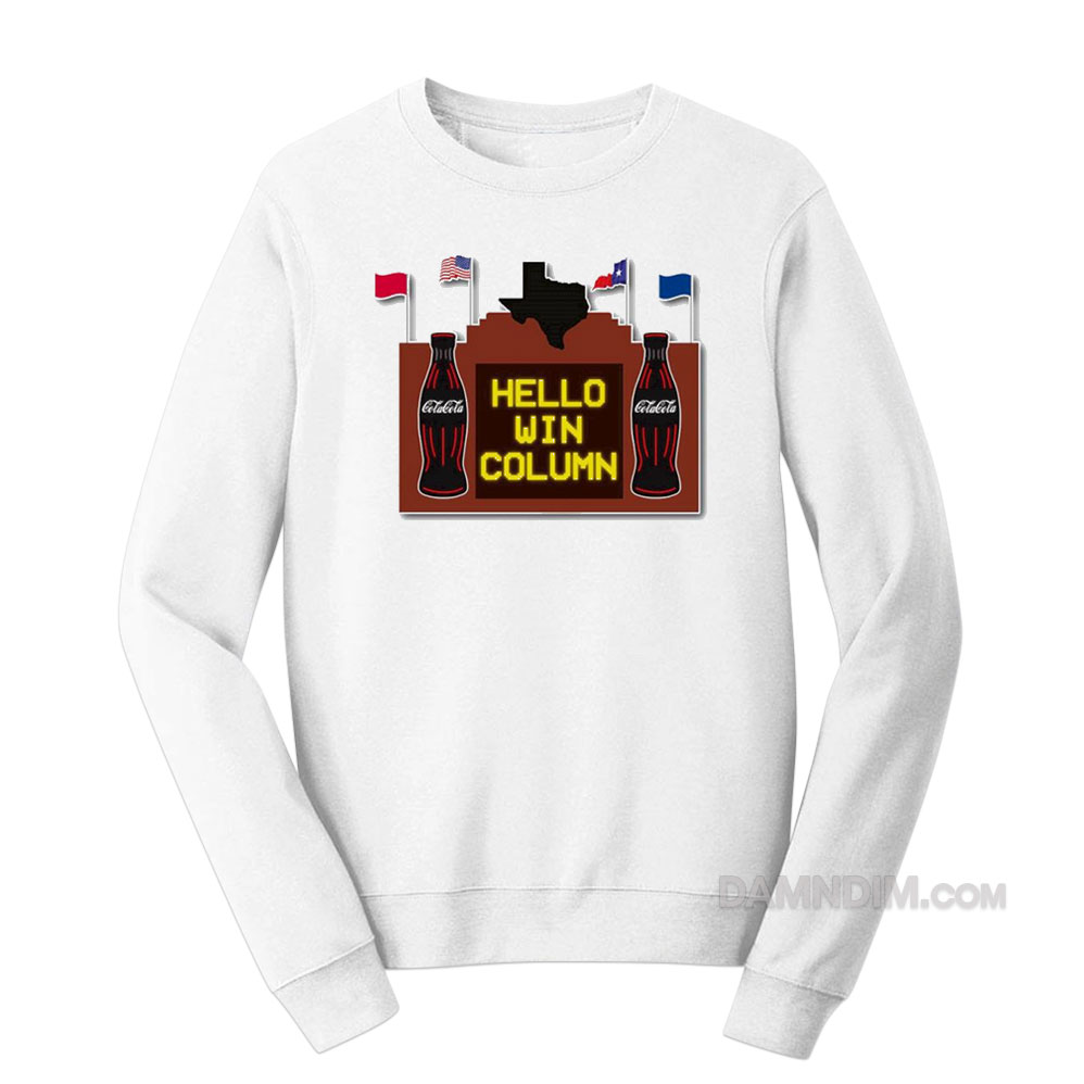 Hello Win Column Sweatshirt