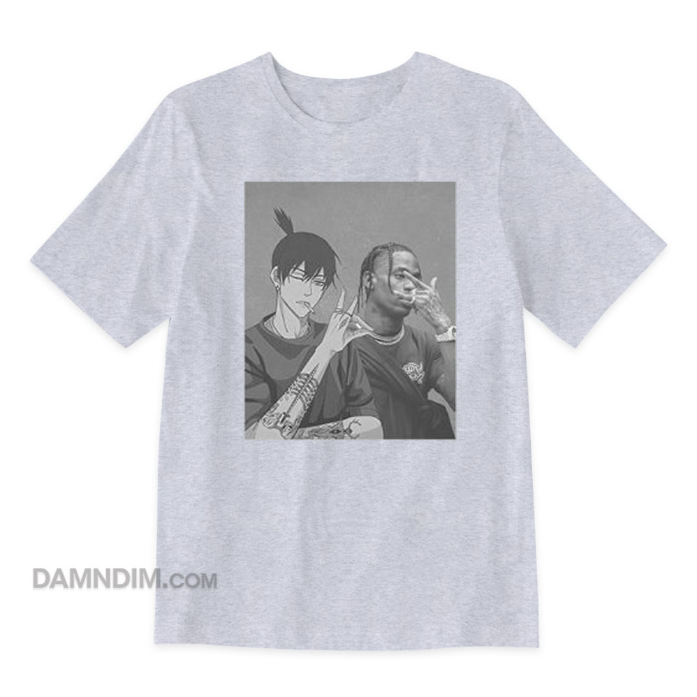 Travis Scott and Aki Hayakawa Chainsaw Man T-Shirt