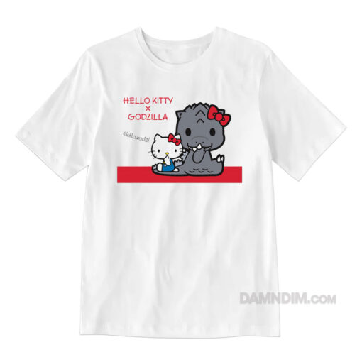 Godzilla vs Hello Kitty T-Shirt
