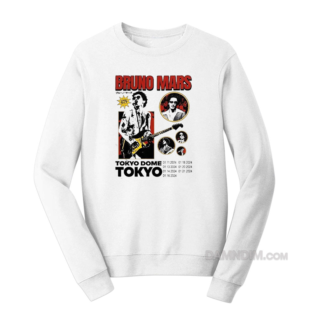 Bruno Mars Tokyo Dome Sweatshirt