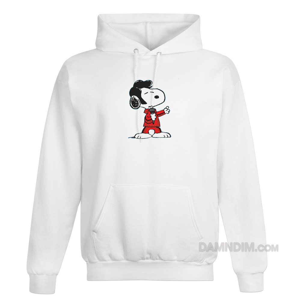 Snoopy Elvis Hoodie - Damndim.com