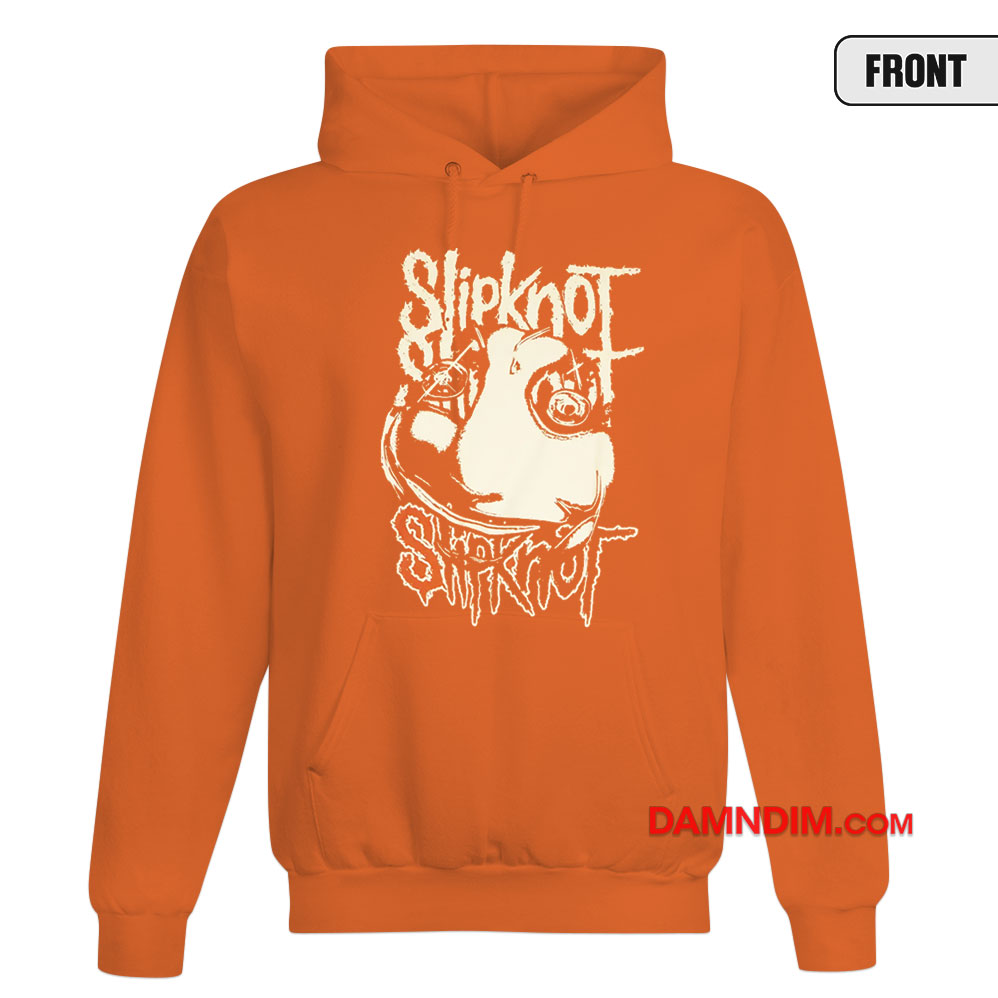 Slipknot Mask Orange Hoodie