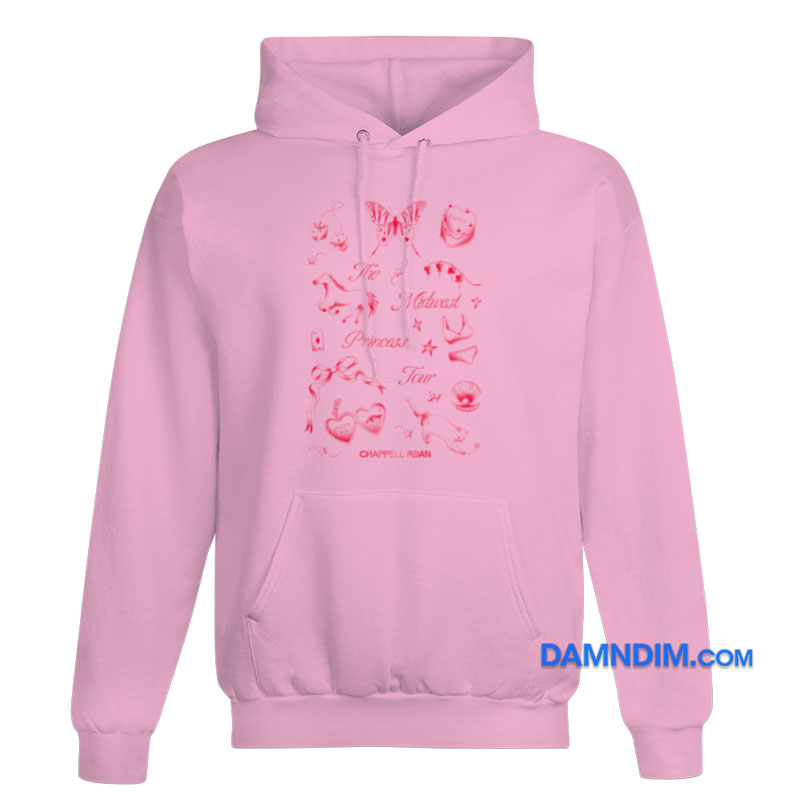 Chappell Roan Midwest Princess 2024 Tour Hoodie