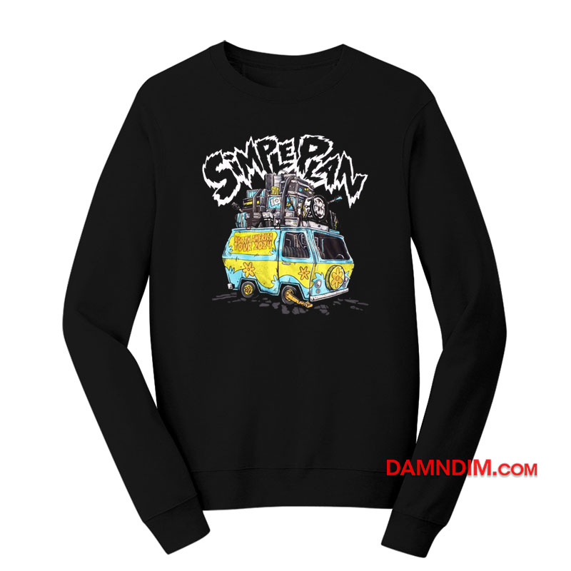 Simple Plan Scooby Doo Van North America Tour 2024 Sweatshirt