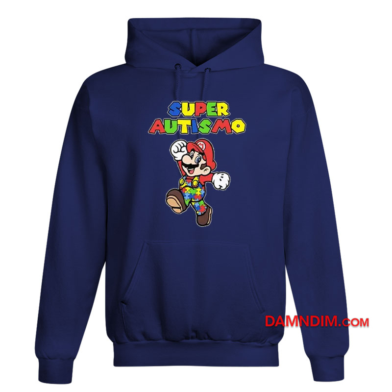 Super Autismo Super Mario Hoodie