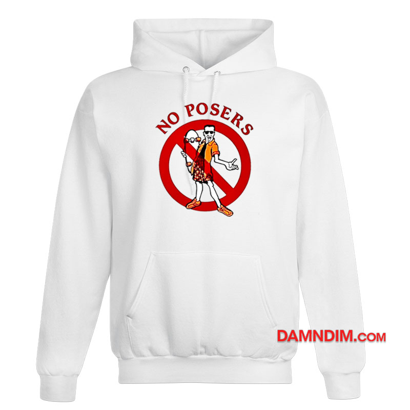 Vintage 9os No Posers Hoodie