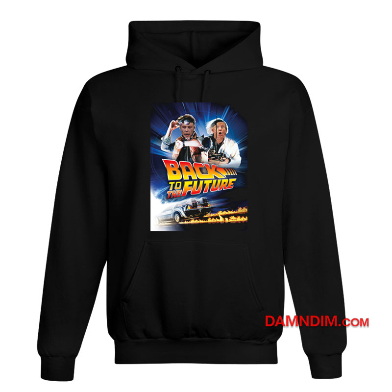 Back To The Future Trump Elon Musk Hoodie