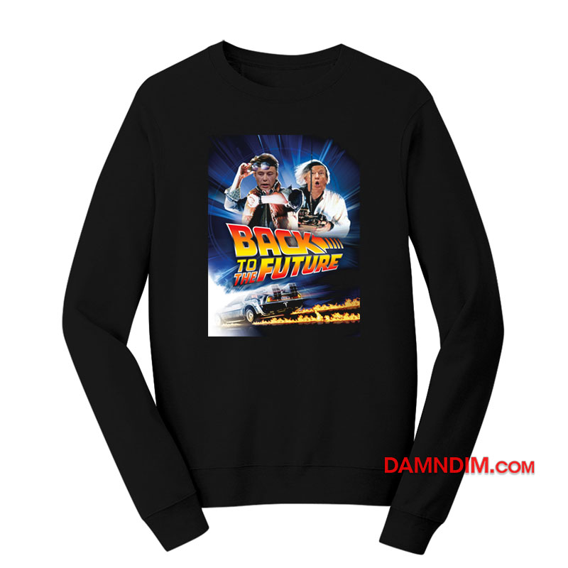 Back To The Future Trump Elon Musk Sweatshirt