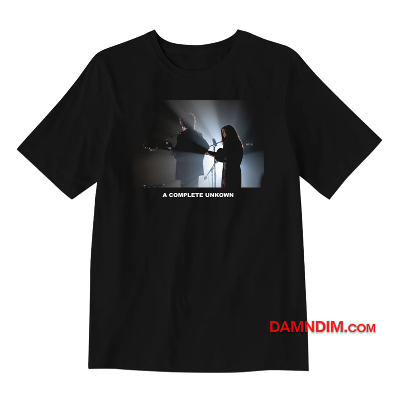 Timothee Bob Dylan and Joan Baez A Complete Unknown T-Shirt