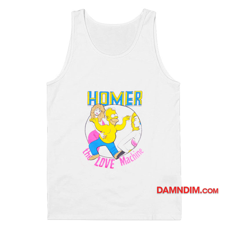 Homer Simpsons The Love Machine Tank Top